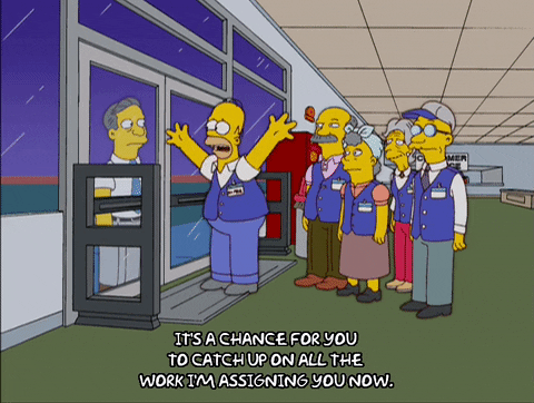 Homer Simpson Work GIF - Find & Share on GIPHY