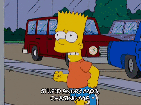 Bart Simpson Running GIF - Find & Share on GIPHY
