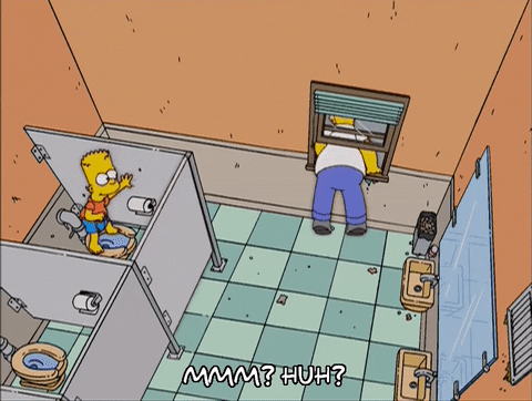 Homer Simpson Hiding GIF - Find & Share on GIPHY