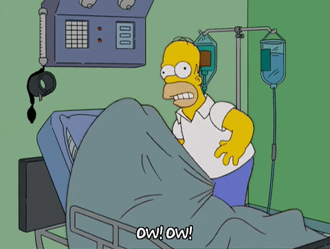 Homer Simpson Hospital GIF - Find & Share on GIPHY