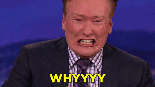 Why Me Crying GIF By Team Coco Find Share On GIPHY