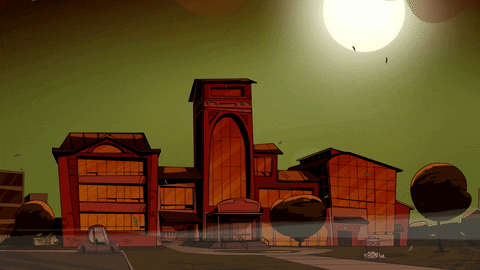 Halloween School GIF by Atomic Puppet - Find & Share on GIPHY