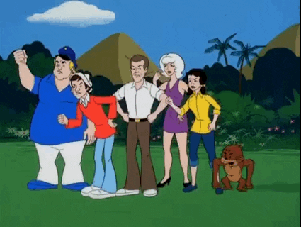 Jumping The New Adventures Of Gilligan GIF by Warner Archive - Find ...