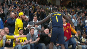 High Five For The Fans GIF by NBA - Find & Share on GIPHY