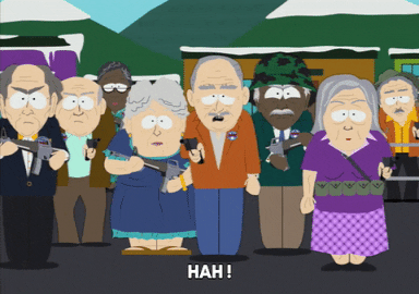 Angry Guns GIF by South Park - Find & Share on GIPHY