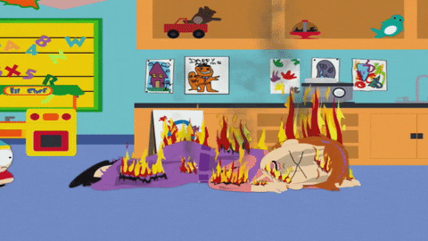 Eric Cartman Fire GIF by South Park - Find & Share on GIPHY