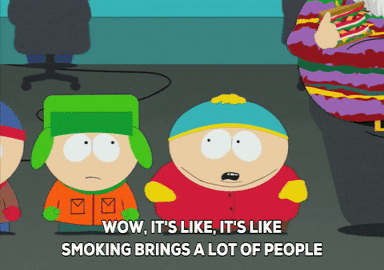 Eric Cartman Smoking GIF by South Park - Find & Share on GIPHY