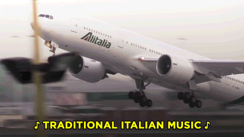 Take Off Italy GIF by Team Coco - Find & Share on GIPHY