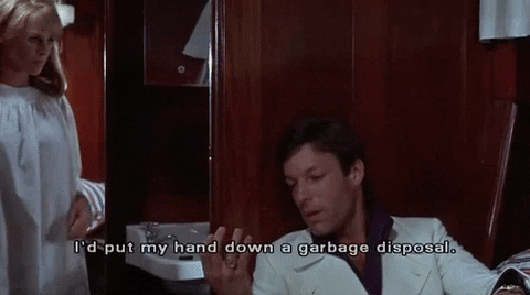 Julie Christie Garbage Disposal GIF by Warner Archive - Find & Share on ...