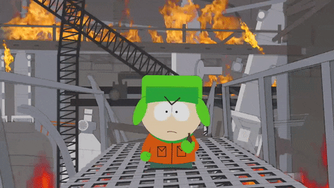 Kyle Broflovski Fire GIF by South Park - Find & Share on GIPHY