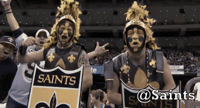 Nfl Saints Gameday GIF by New Orleans Saints - Find & Share on GIPHY