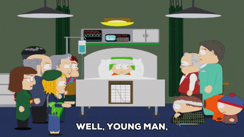 Final Battle Hospital Bed GIF by South Park - Find & Share on GIPHY