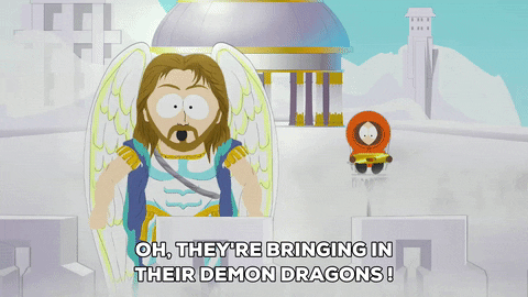 Kenny Mccormick Angel GIF by South Park - Find & Share on GIPHY