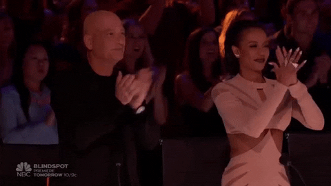 Mel B Applause GIF by America's Got Talent - Find & Share on GIPHY