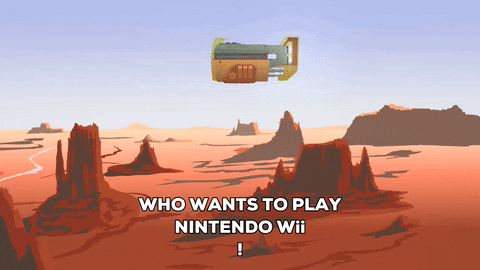 Flying Nintendo Wii GIF by South Park - Find & Share on GIPHY