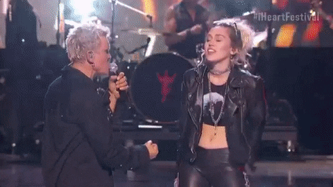 Miley Cyrus GIF by iHeartRadio - Find & Share on GIPHY