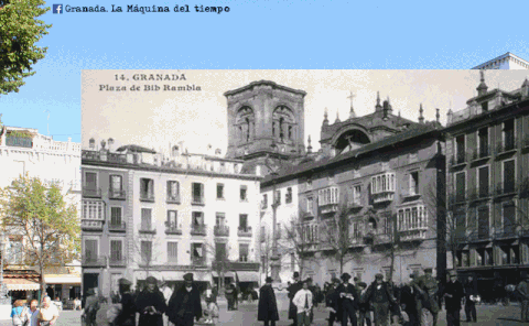 Ven a la plaza más típica de la ciudad. Bib-Rambla, el corazón de Granada