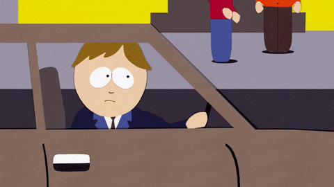 Scared Driver GIF by South Park - Find & Share on GIPHY