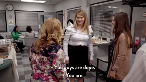 Comedy Central Jillian Belk GIF by Workaholics - Find & Share on GIPHY