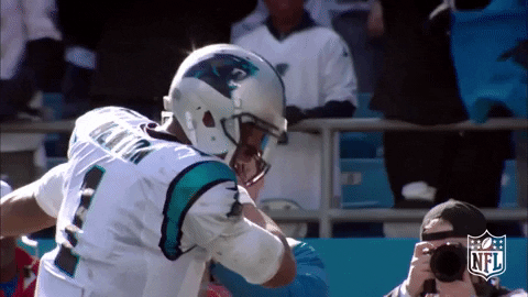 Keep Pounding Carolina Panthers GIF by NFL - Find & Share on GIPHY