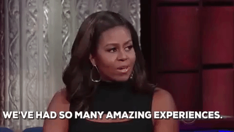 Michelle Obama We'Ve Had So Many Amazing Experiences GIF by Obama ...