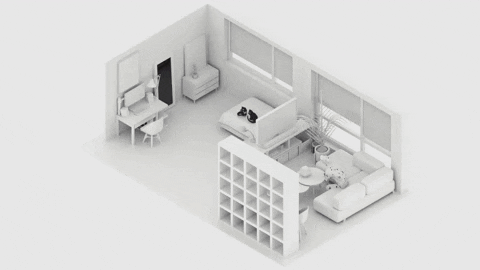 Interior Design 3D GIF by Chris - Find & Share on GIPHY