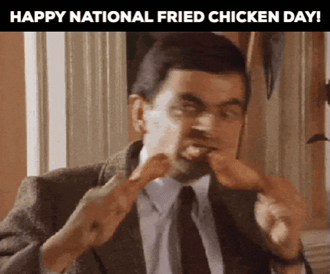 July 6 National Fried Chicken Day Gif By GIF - Find & Share on GIPHY