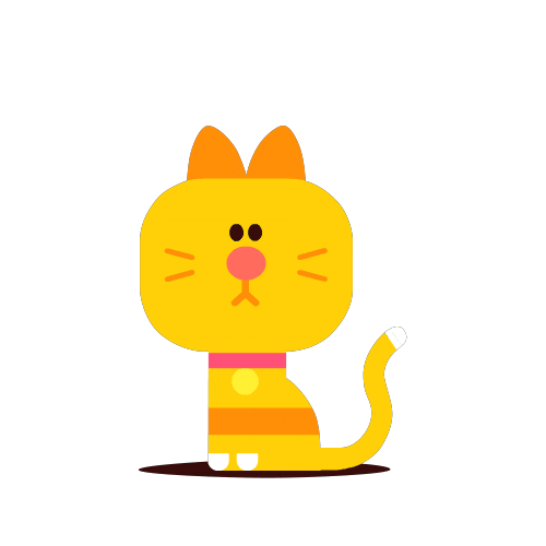 Tired Cat Sticker by Hey Duggee for iOS & Android | GIPHY