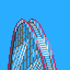 Roller Coaster Pixel Art GIF by Tim Swast - Find & Share on GIPHY