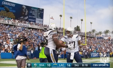 Los Angeles Chargers Football GIF by NFL - Find & Share on GIPHY