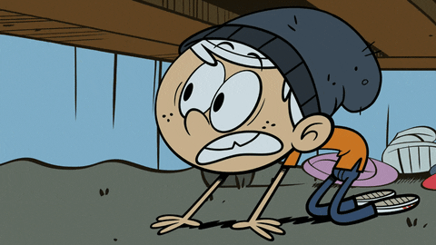 Scared The Loud House GIF by Nickelodeon - Find & Share on GIPHY
