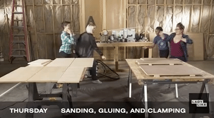 Women Ladylike Builds Furniture GIF by BuzzFeed - Find & Share on GIPHY