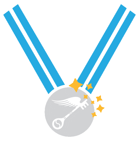 Gold Medal Silvermedal Sticker by Art & Writing Awards for iOS ...