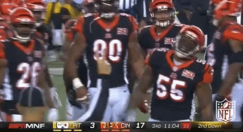 Cincinnati Bengals Football GIF by NFL - Find & Share on GIPHY