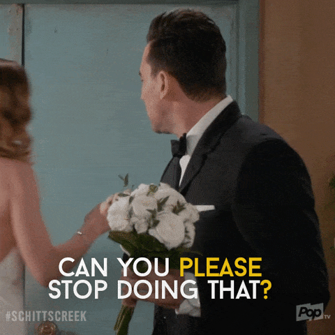 David Rose Stop GIF by Schitt's Creek - Find & Share on GIPHY