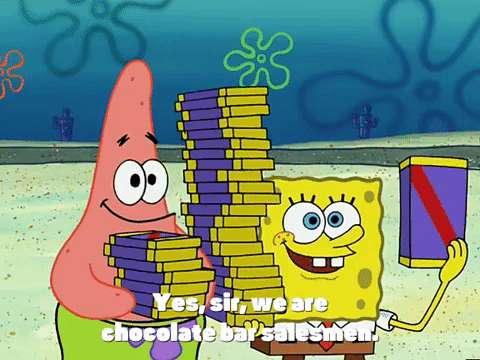 Season 2 Chocolate With Nuts GIF by SpongeBob SquarePants - Find ...