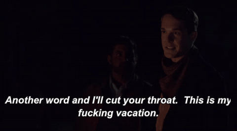 MRW when I'm traveling abroad and someone mentions Trump : reactiongifs