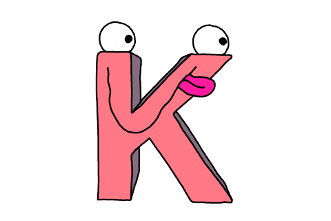 K Alphabet Sticker by Originals for iOS & Android | GIPHY