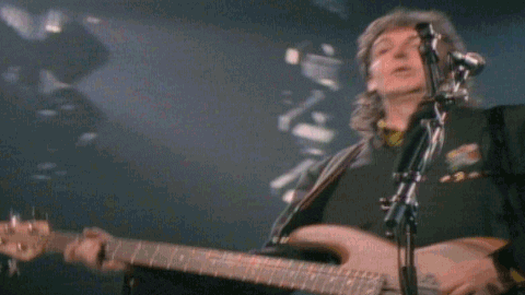 Playing Rock On GIF by Paul McCartney - Find & Share on GIPHY