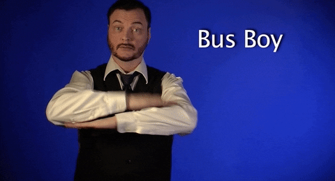 Sign Language Bus Boy GIF by Sign with Robert - Find & Share on GIPHY