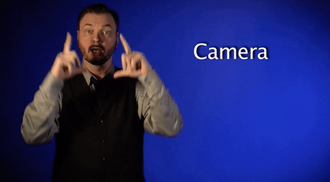 Sign Language Camera GIF by Sign with Robert - Find & Share on GIPHY