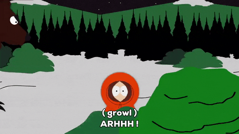 Scared Kenny Mccormick GIF by South Park - Find & Share on GIPHY