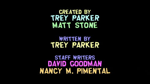 Trey Parker End Credits GIF by South Park - Find & Share on GIPHY