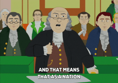 Founding Father Stage GIF by South Park - Find & Share on GIPHY