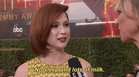 Unbreakable Kimmy Schmidt No Sleep And Lots Of Milk GIF by E! - Find ...