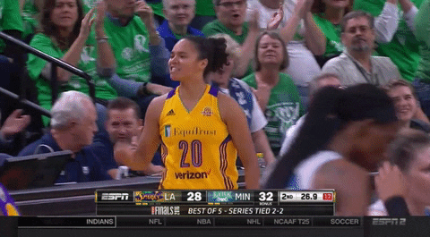 Game 5 Women Playing Basketball GIF by WNBA - Find & Share on GIPHY