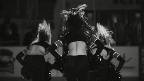 Dance Cheerleaders GIF by Charlotte Checkers - Find & Share on GIPHY