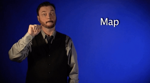 Sign Language Map GIF by Sign with Robert - Find & Share on GIPHY