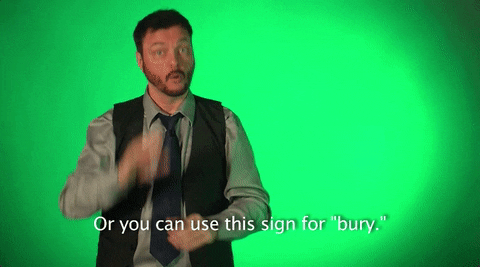 Bury Sign Language GIF by Sign with Robert - Find & Share on GIPHY