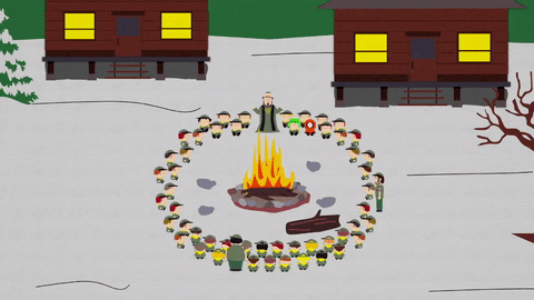 Circle Fire Pit GIF by South Park - Find & Share on GIPHY